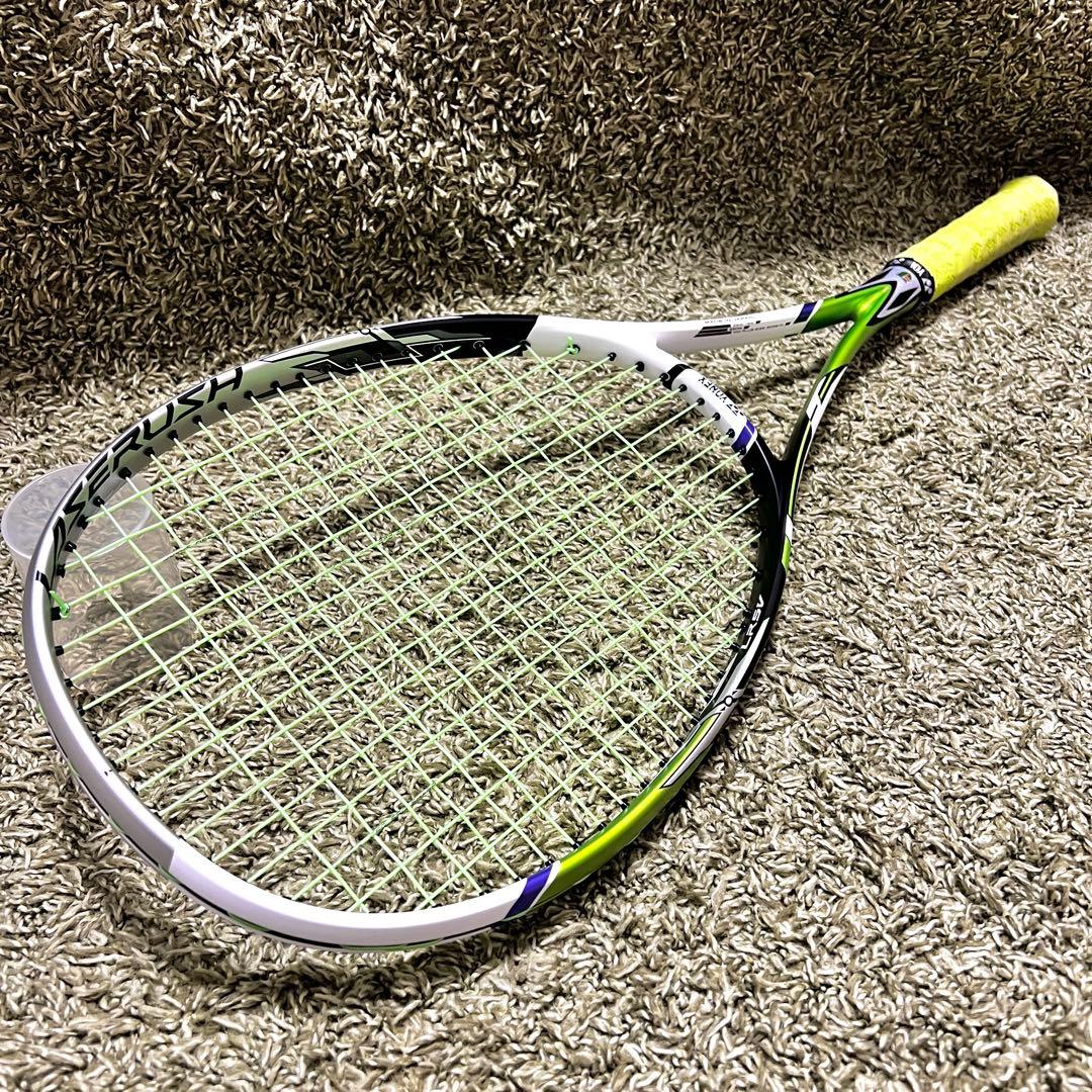 極美品　YONEX LASERUSH 5V 軟式ラケット　UXL1 ライム