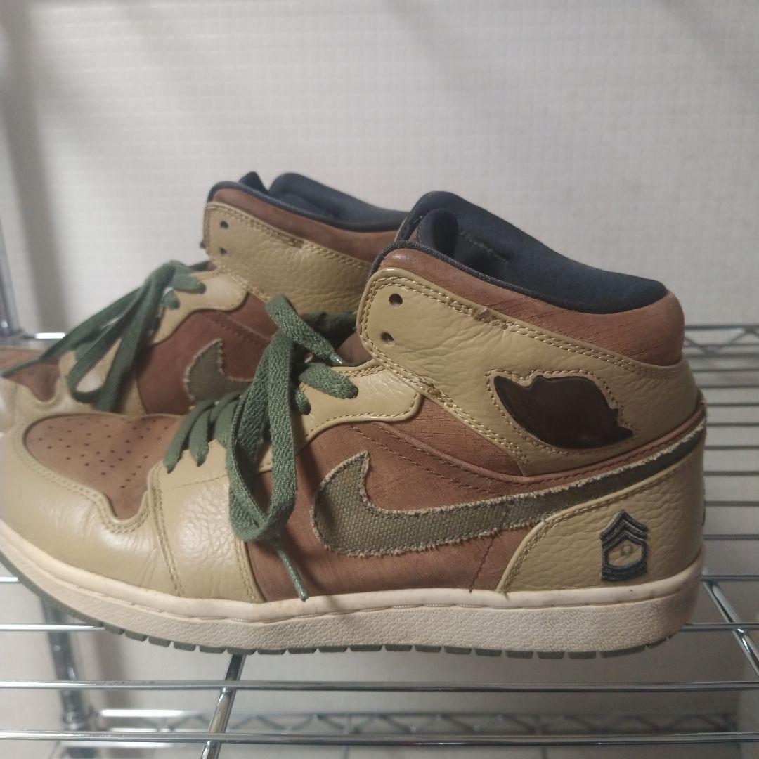 シューズ(男性用) NIKE AIRJORDAN 1 ARMY PACK ARMED FORCES