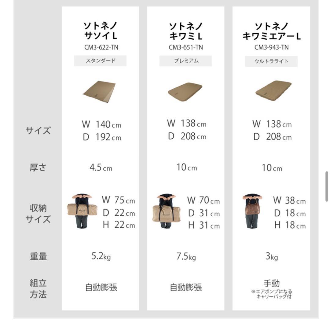 ソトネノキワミL ※枕無し