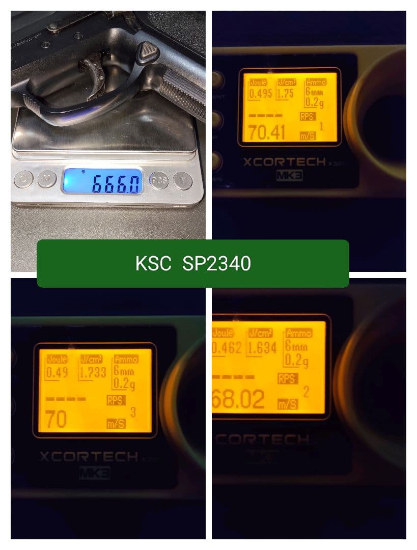 KSC　SIG PRO SP2340　／18歳以上用ガスブローバックガン