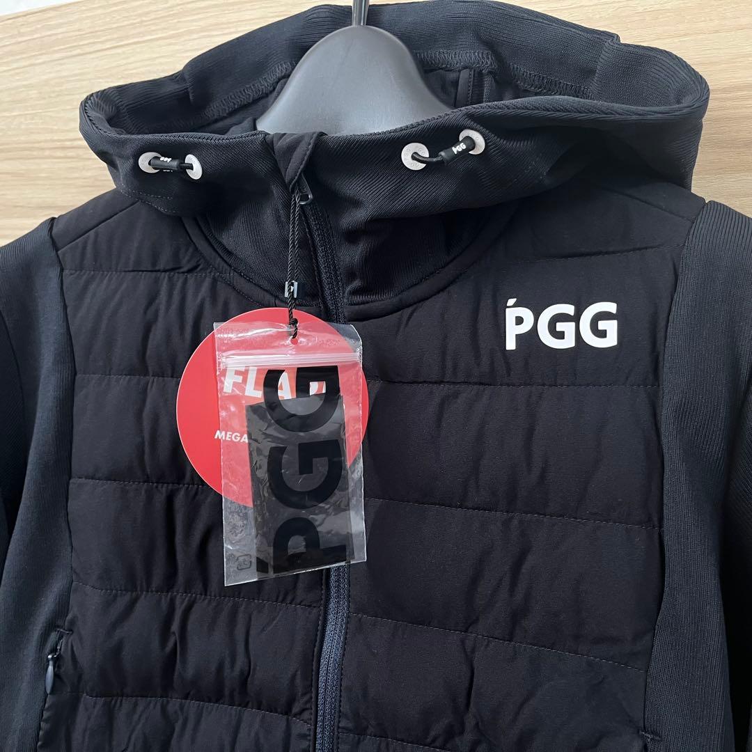 新品★84,700円 PGG パーリーゲイツ 中綿セットアップ 黒系ネイビーＳM