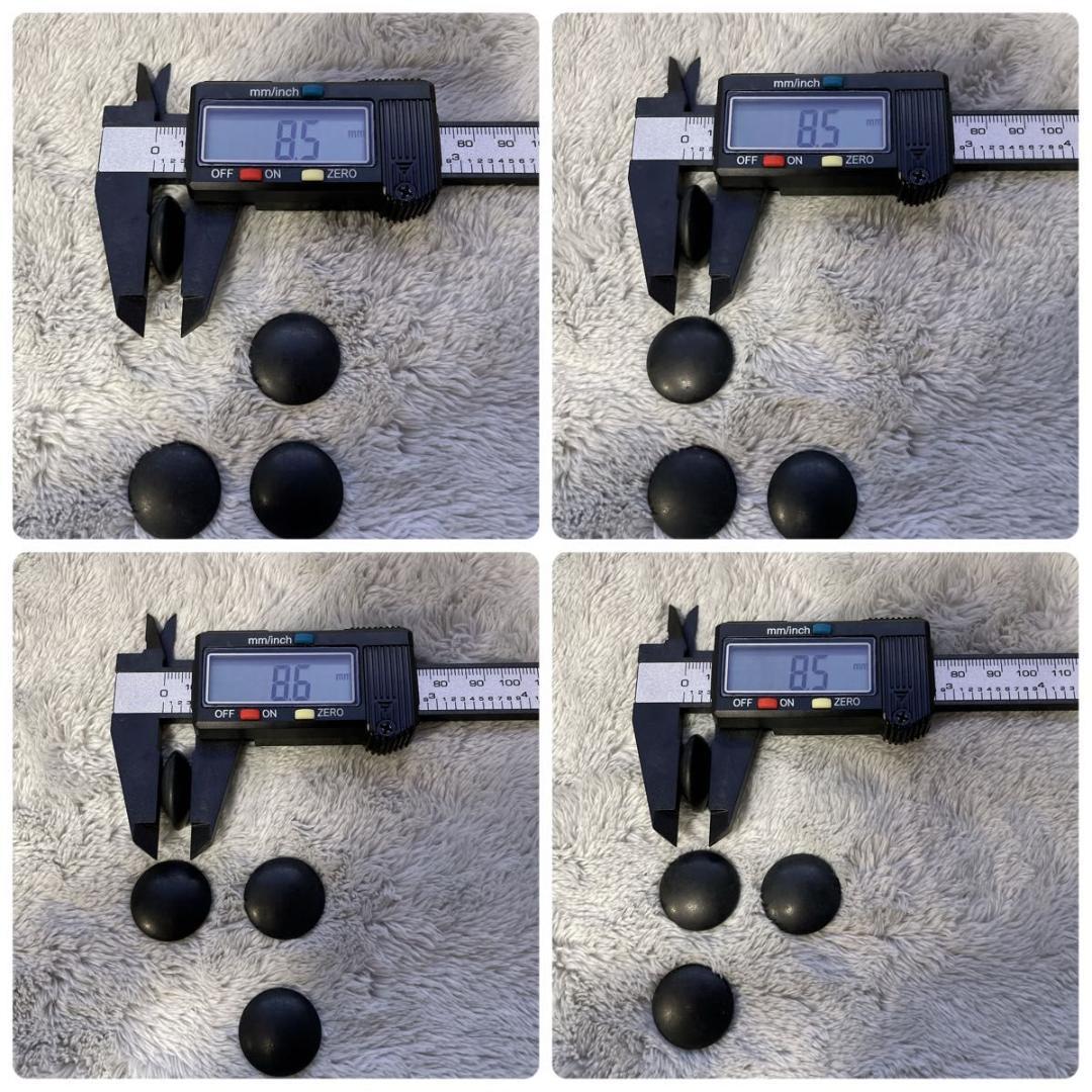 【碁笥・箱付】蛤碁石30号 約8.6mm 雪印 那智黒石 白181個 黒182個