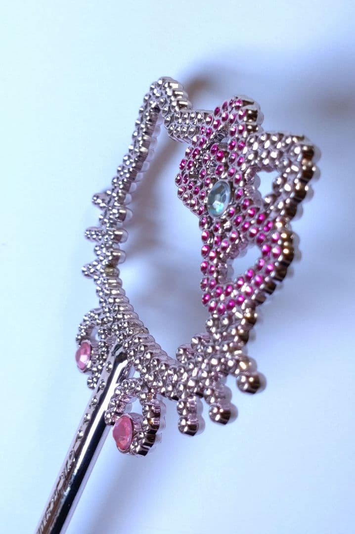 ハローキティ 杖 ステッキ キラキラ ラインストーン ピンク 平成レトロ