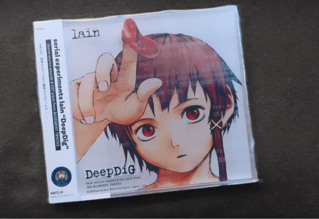 serial experiments lain CD風アクリルブロック 岩倉玲音
