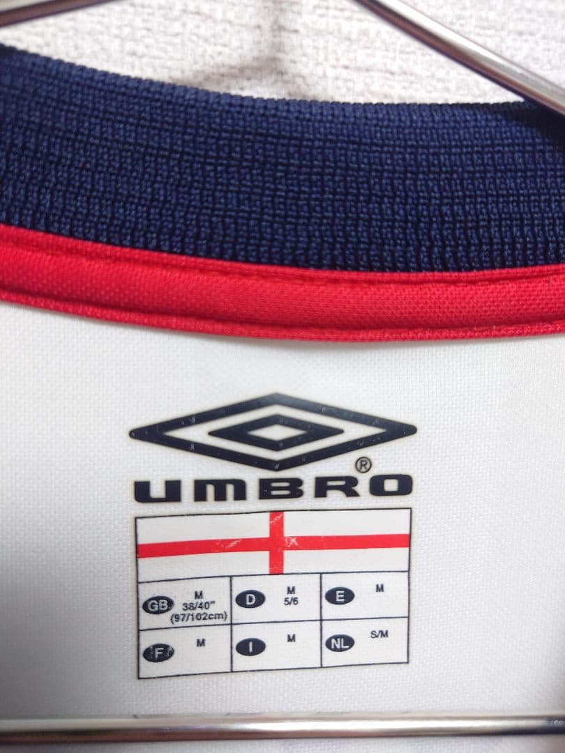 UMBRO　2001 イングランド　ベッカム　2001.6.10 Greece