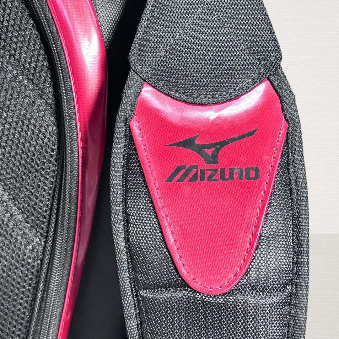 ✨良品✨ Mizuno ミズノスポーツ キャディバッグ 9型 ブラック/ レッド