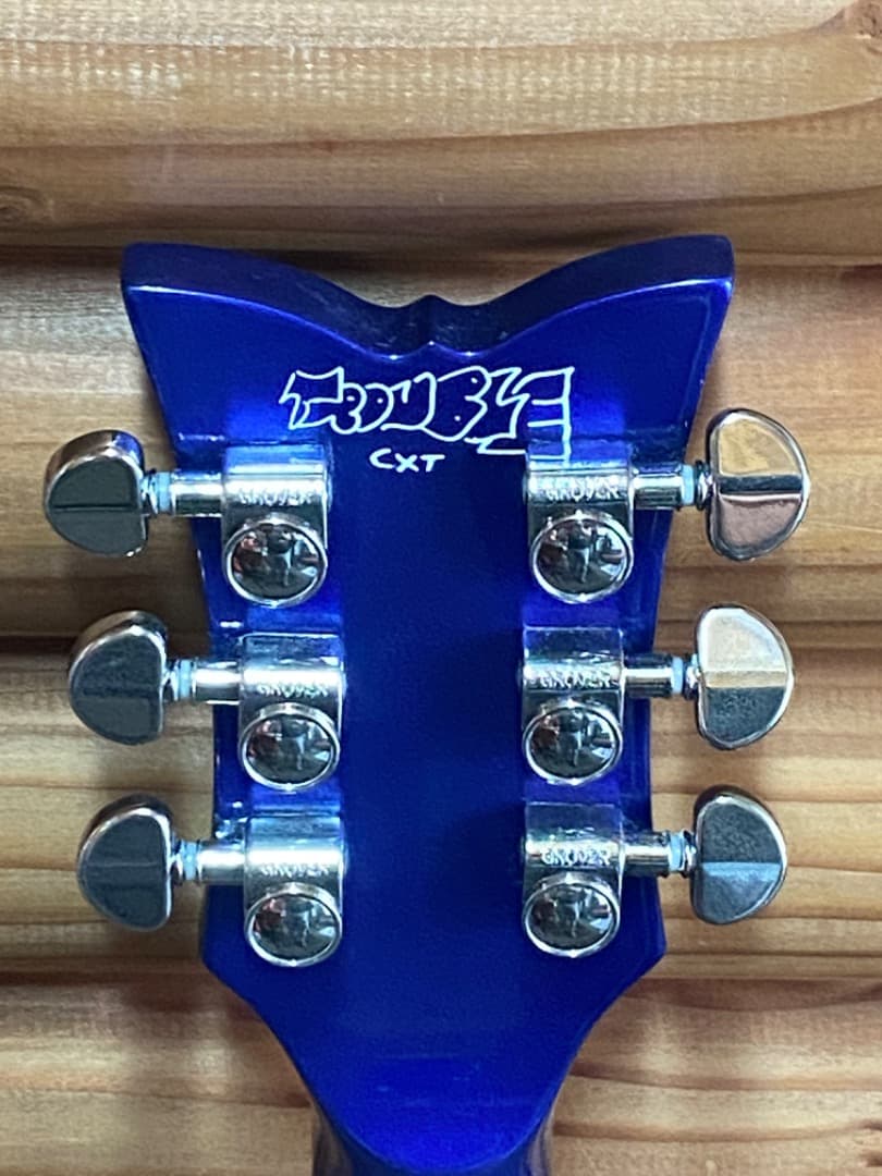 ギター SCHECTER TROUBLE CXT BLUE