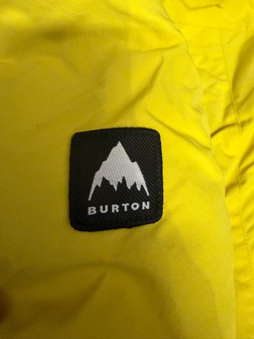 BURTON 子ども用フード付きジャケット イエロー