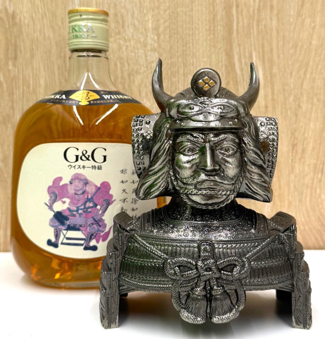 ★NIKKA　G&G　特級　武田信玄　甲冑ボトルキャップ　未開栓