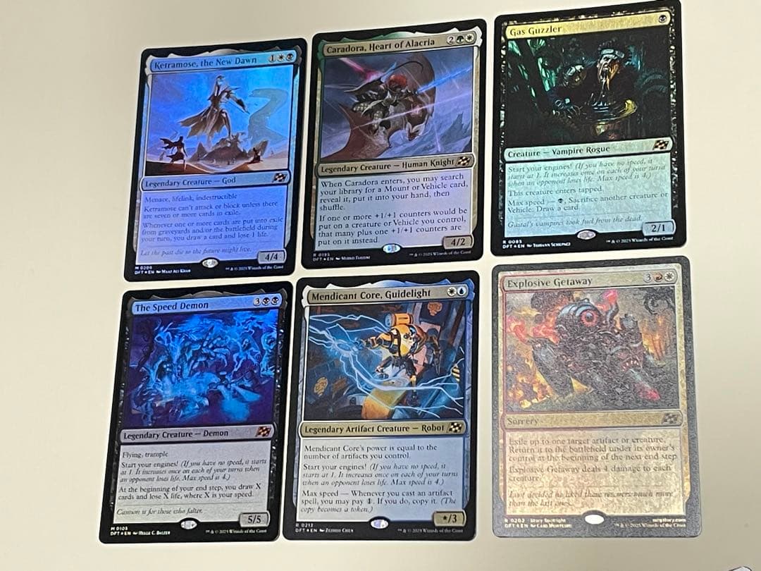 MTG　英語版　霊気走破　レア、神話レアfoil 6枚セット