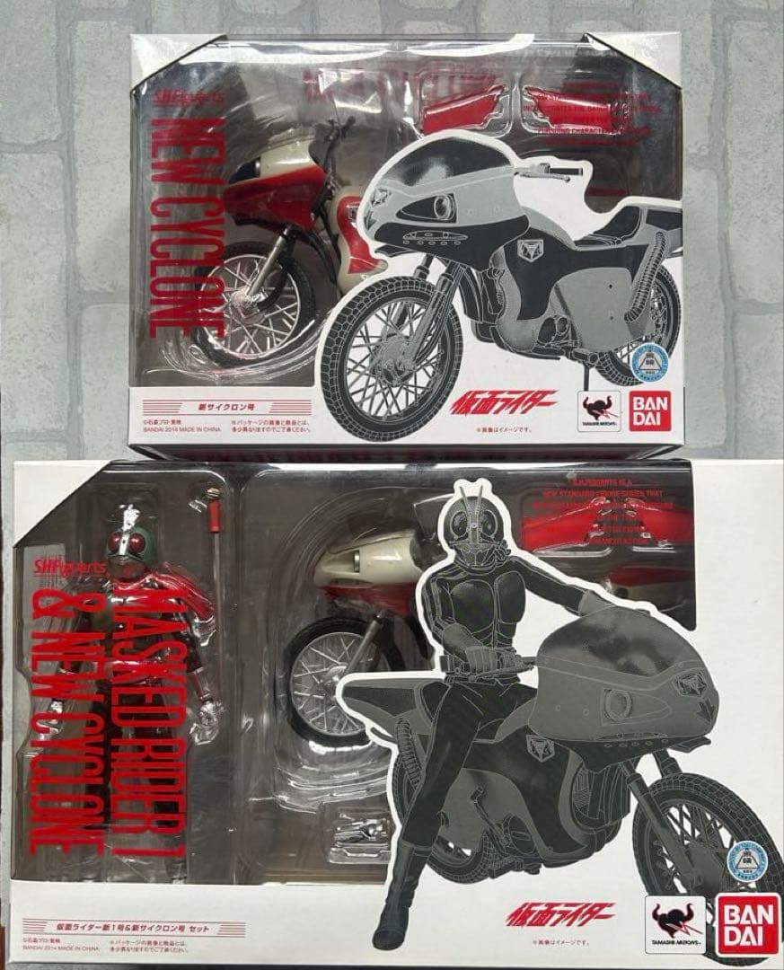 S.H.Figuarts 仮面ライダー1号&サイクロン号&新サイクロン号セット