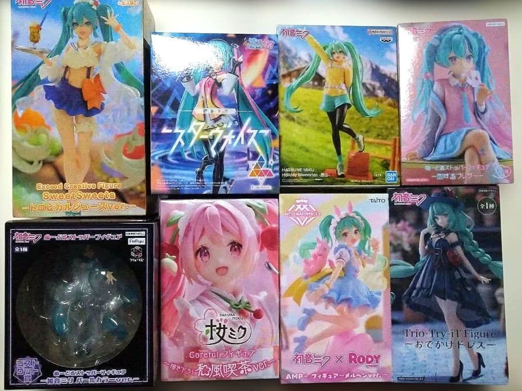 初音ミク フィギュア 8個まとめ売り