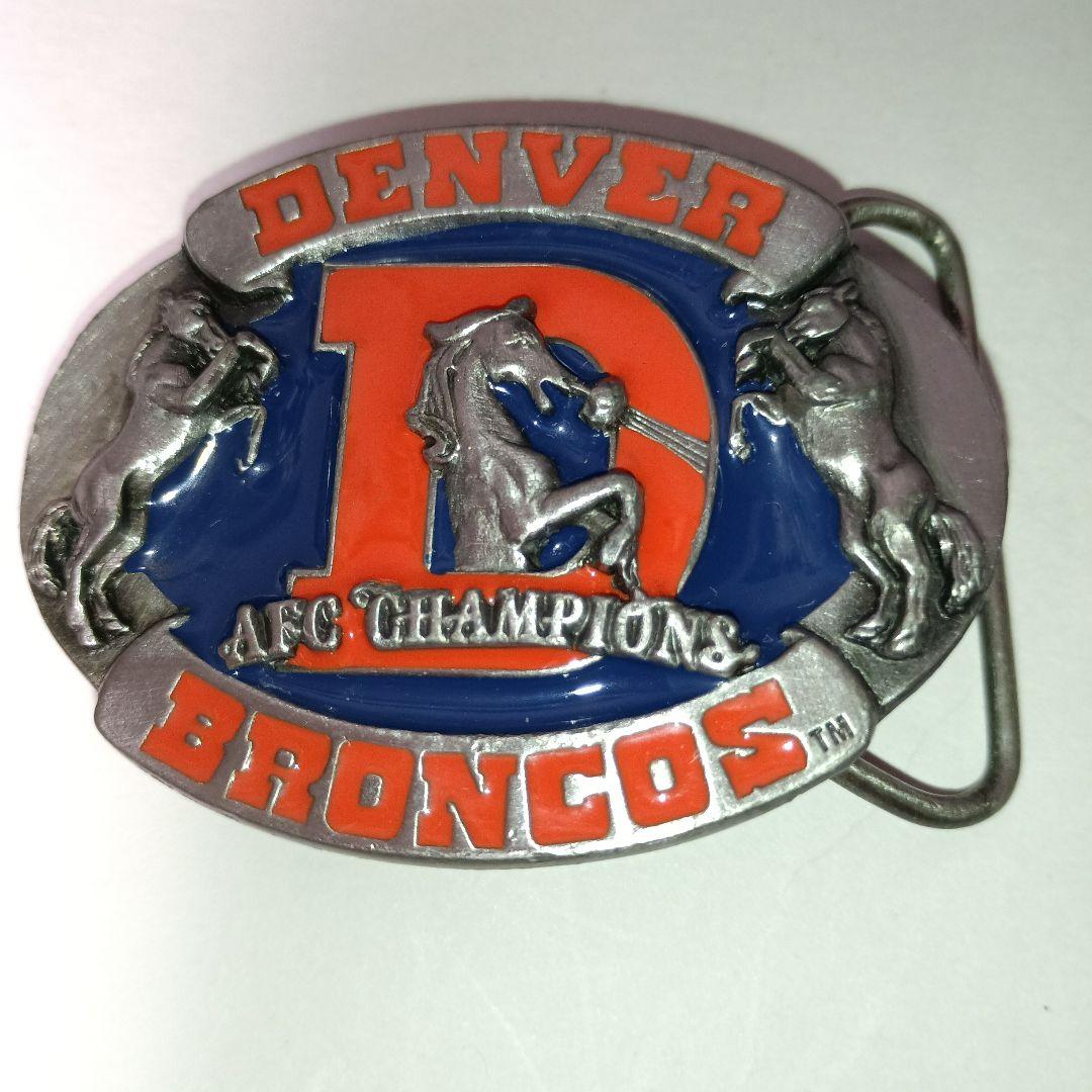 【超レア】DENVER BRONCOS 1989年 AFCチャンピオン バッジ