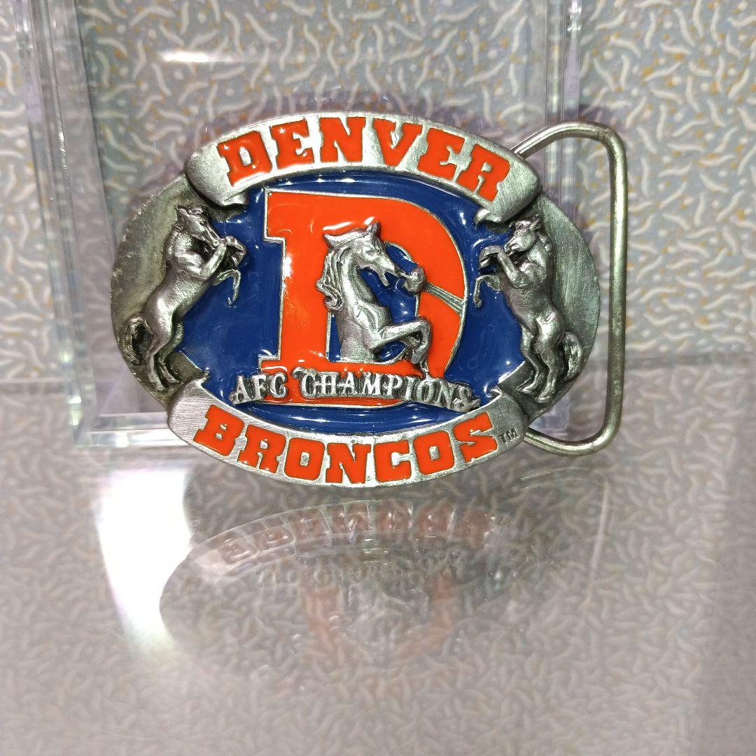 【超レア】DENVER BRONCOS 1989年 AFCチャンピオン バッジ