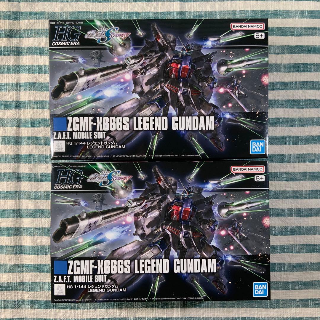 ★HGガンプラ★【HG 1/144 レジェンドガンダム】★２個セット★匿名配送★
