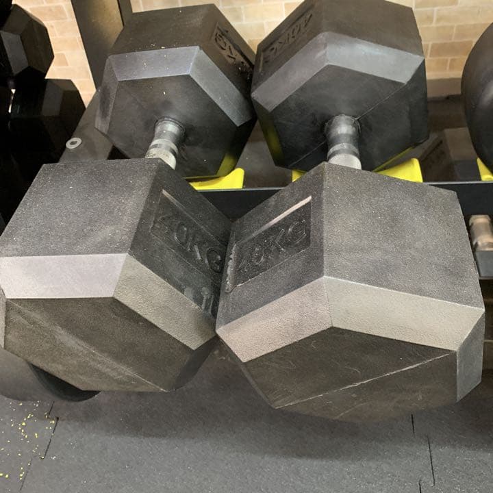 ラバーヘックス  ダンベル30kg  35kg
