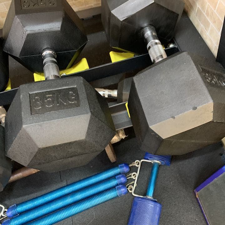ラバーヘックス  ダンベル30kg  35kg