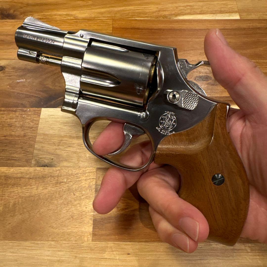 マルシンS&W M60 38.S&W.SPLチーフスペシャルリアルウッドグリップ
