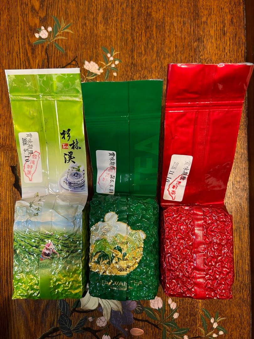 【台灣好茶】福袋 セットC 梨山迎香烏龍、梨山頂級金萱茶、梨山頂極紅烏龍