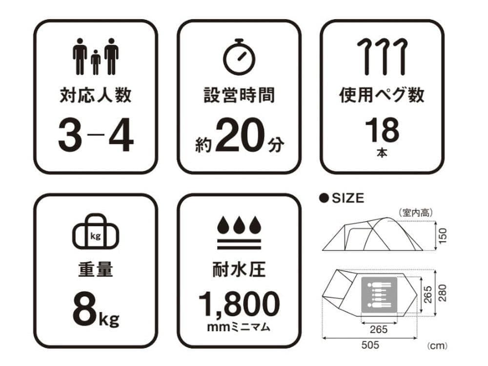 新品）アメニティドームM/スノーピーク SDE-001RH