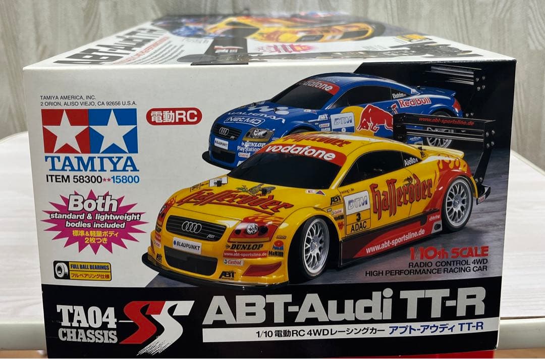 ホビーラジコン TAMIYA ABT-Audi TT-R 1/10 TA04-SS