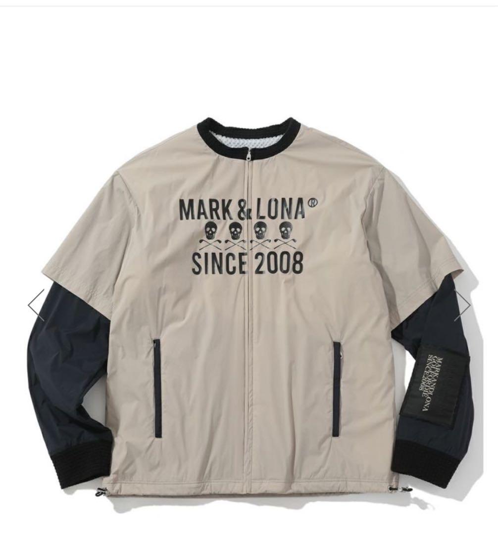 【美品】MARK & LONA ゴルフジャケット ベージュ　48（Ｌ)