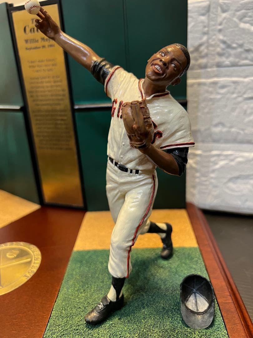 【The Danbury Mint】Willie Mays The Catch