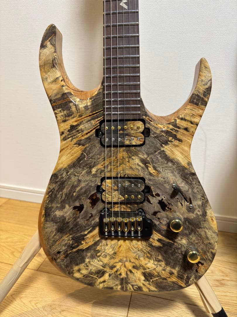 ギター sahana guitars buckeye burl