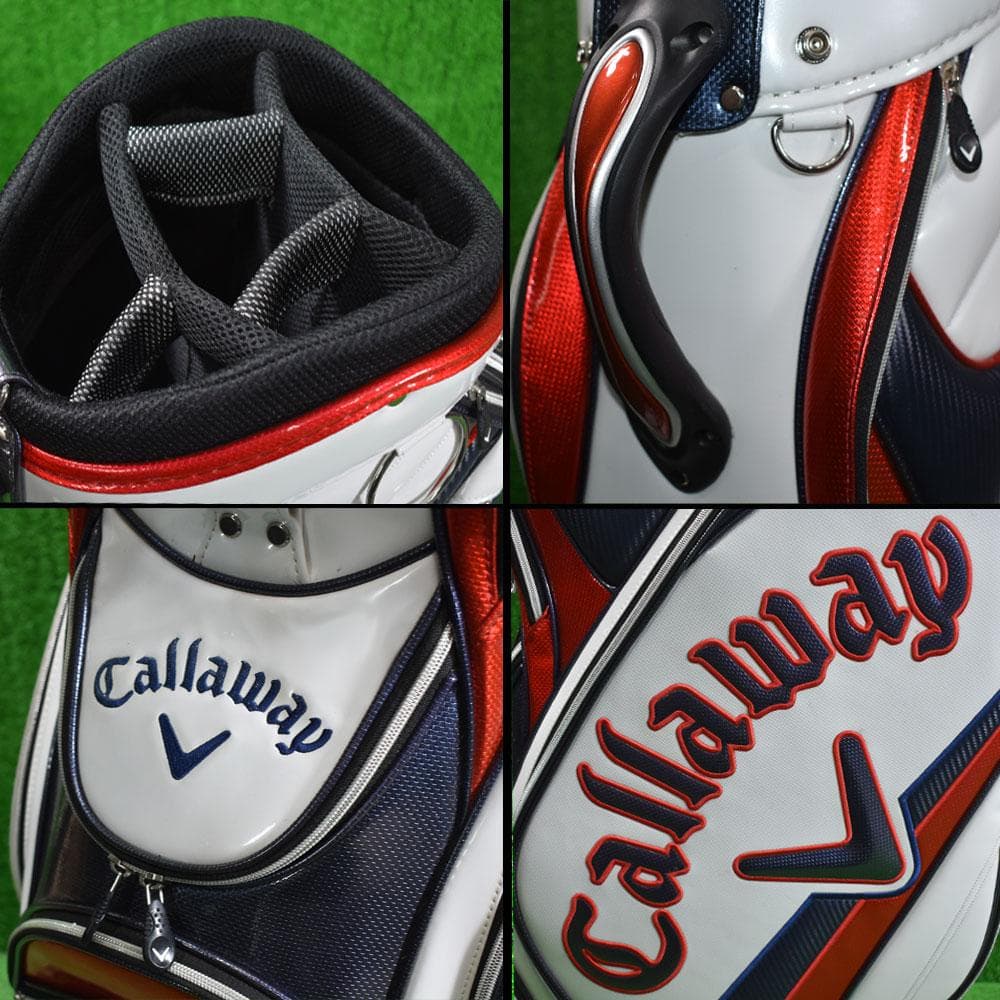 Callaway/キャロウェイ キャディバッグ9型【トリコロール】超美品！