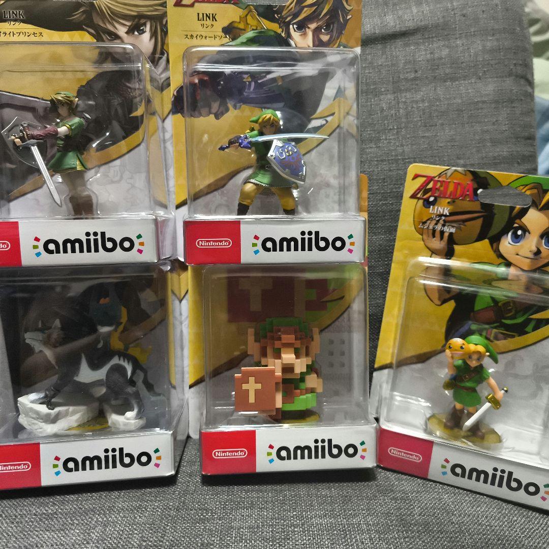 ゼルダの伝説 amiibo11体まとめ売り＆一番くじマスターソードライト