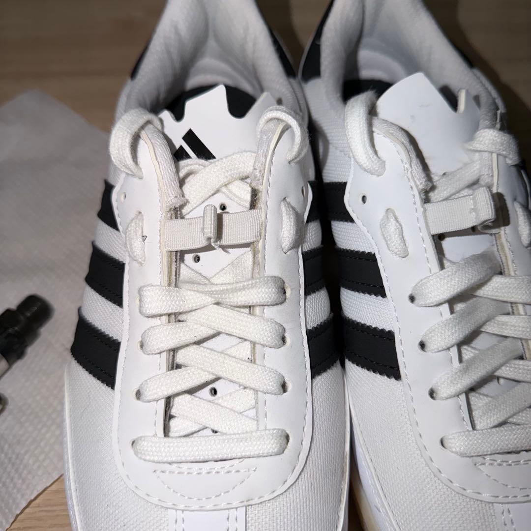 adidas velosamba white　SPDペダルセット