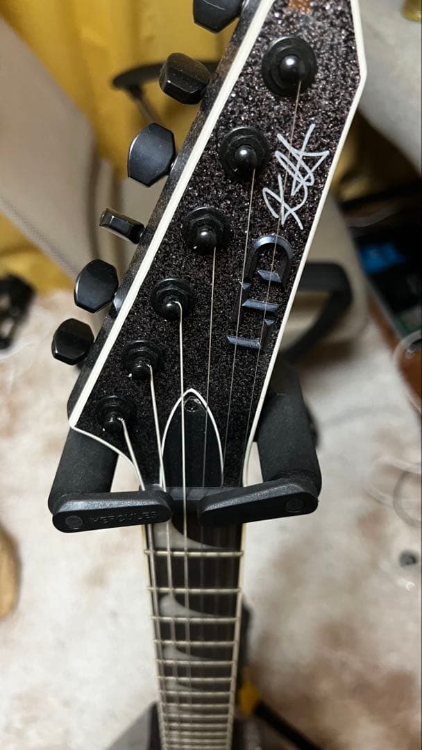 【美品】ESP LTD KH-V Black カーク・ハメット モデル