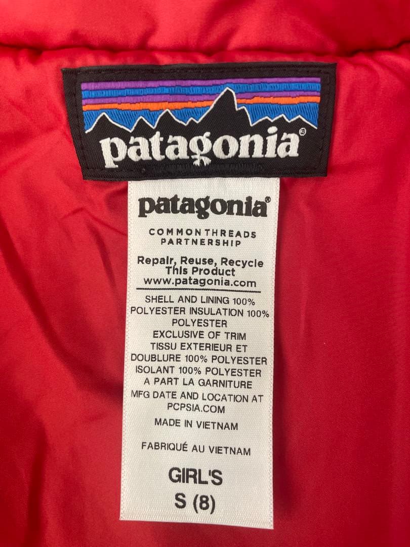 patagonia スキーウェア ガールズS