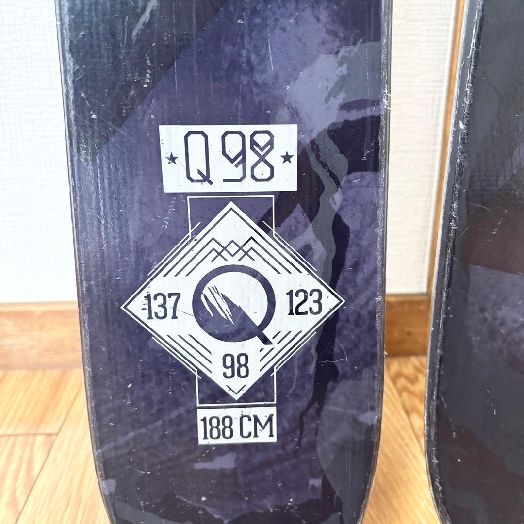 サロモン SALOMON 山スキー Q98 188cm