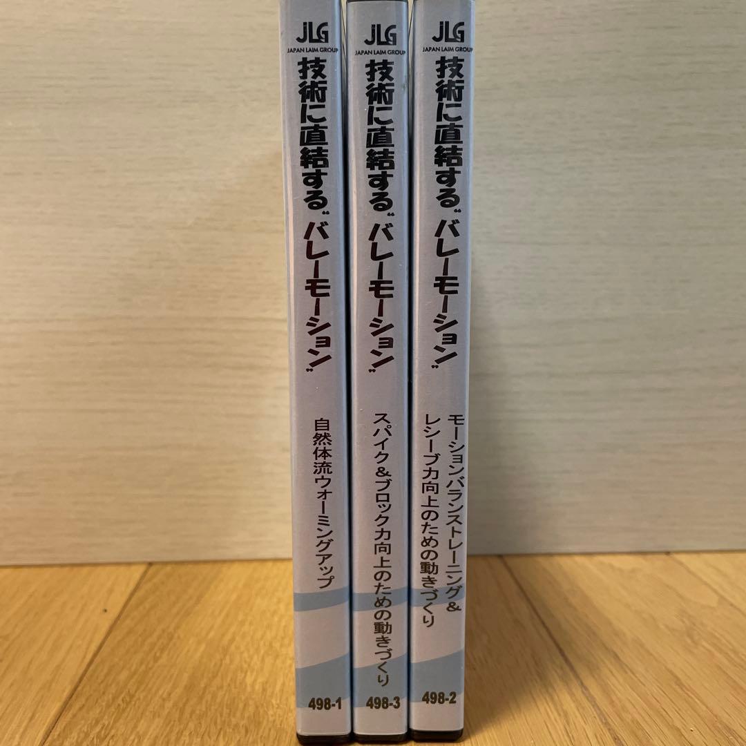 技術に直結するバレーモーション 3巻セット