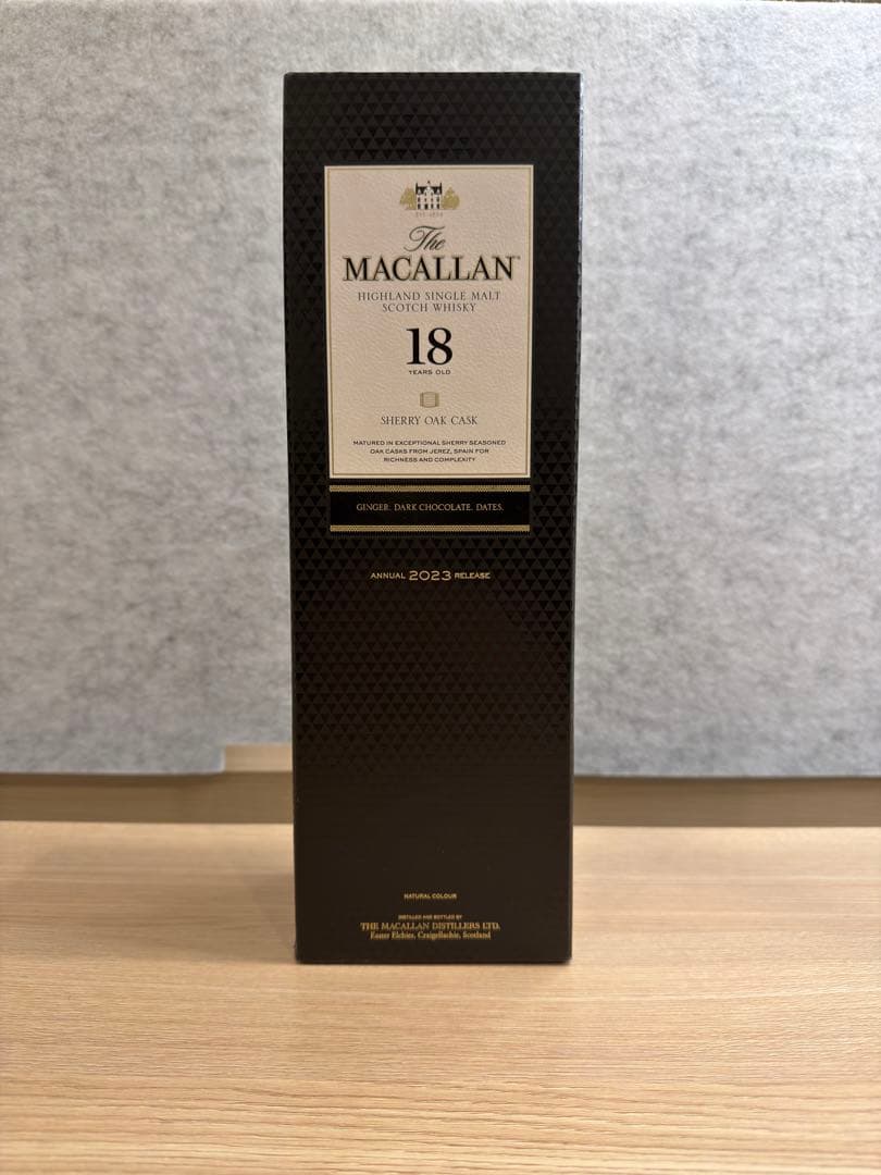 The Macallan 18年 シェリーオーク 700ml 2023リリース