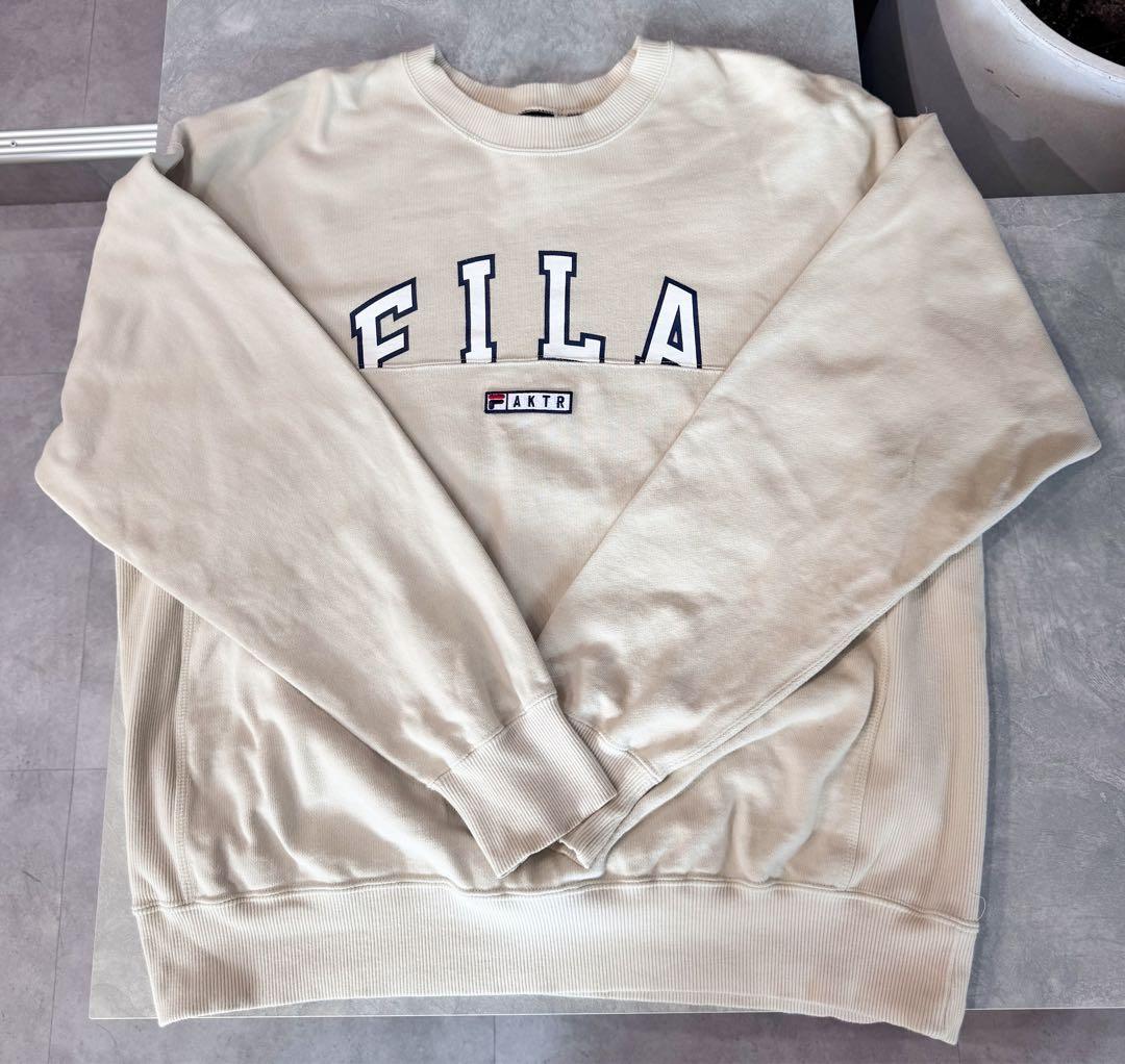 【希少】AKTR xFILA SWEAT CREW NECK セットアップ