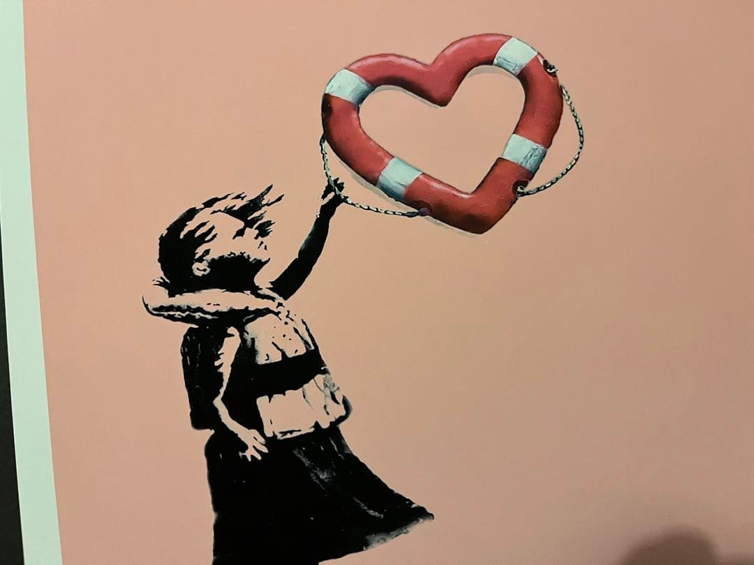 バンクシー BANKSY ポスター バルーン オリジナル