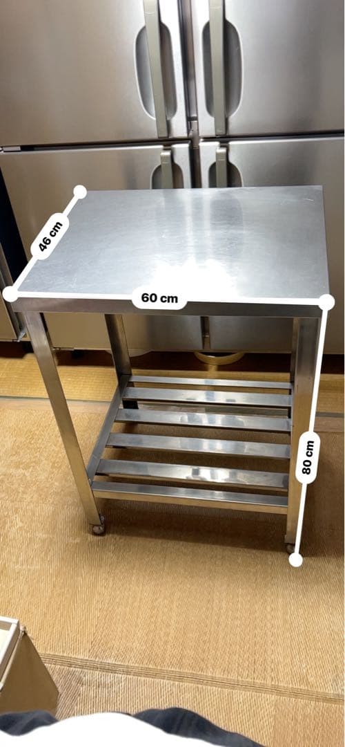 作業台　ステンレス　490x600x800