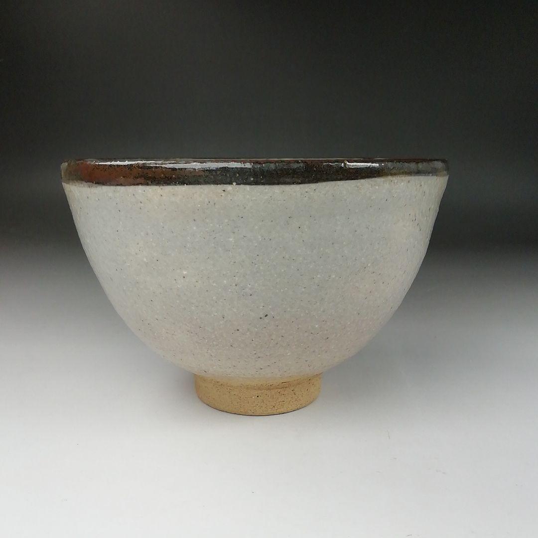 Ｔ３３５　茶碗　『唐津茶碗』『日在窯　鶴田豊己 作』　共箱　抹茶碗　茶道具