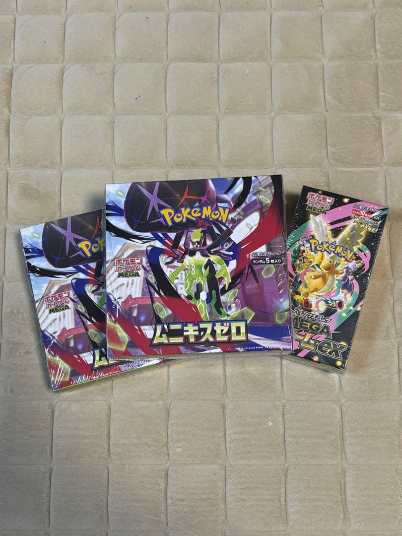 【シュリンク付き】ポケモンカード　ムニキスゼロ　2BOX MEGAドリームEX