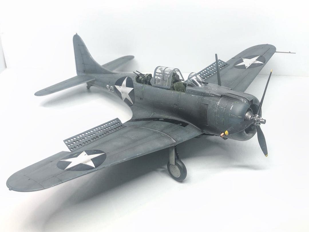 【海賊プラモデル屋完成品】TAMIYA 1/48 SBD-3急降下爆撃機完成品