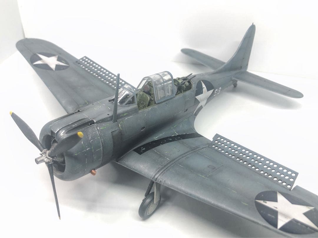 【海賊プラモデル屋完成品】TAMIYA 1/48 SBD-3急降下爆撃機完成品