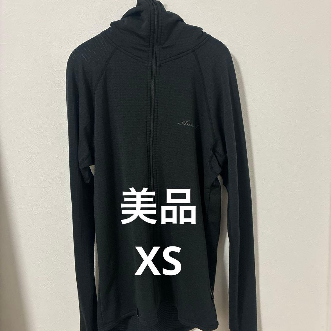ウォーキング・ランニングウェア answer4 PowerGridFull-ZipHoodie XS BLACK