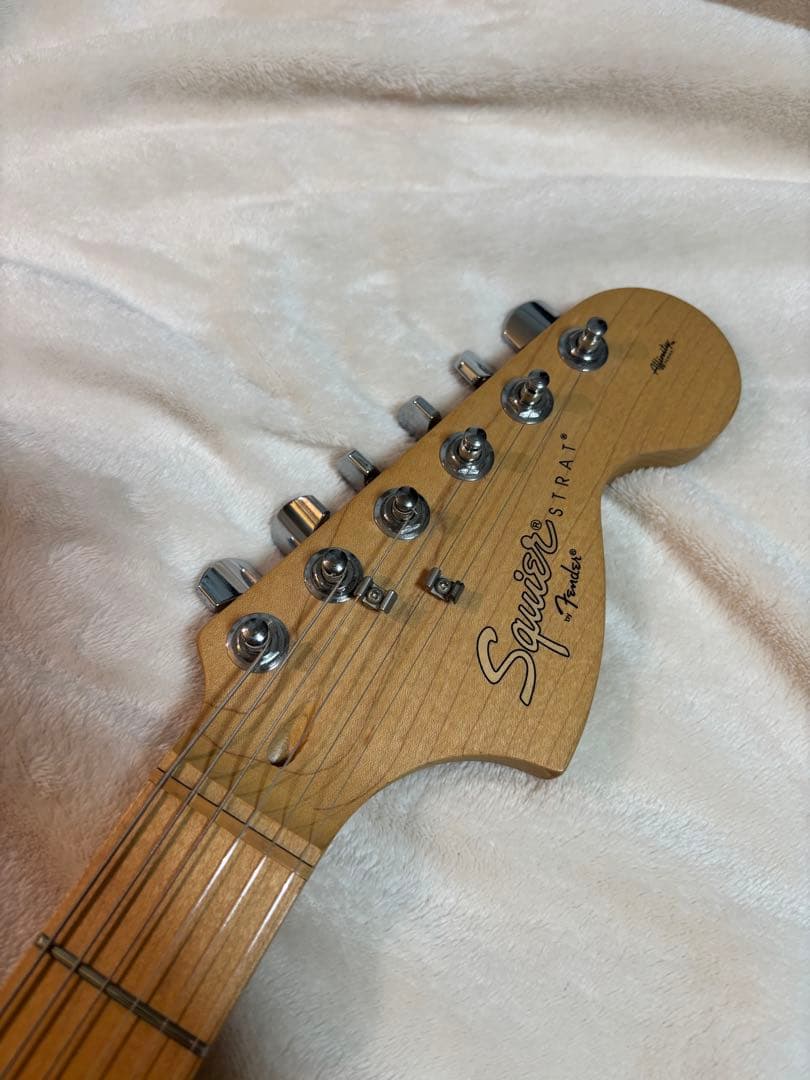 【調整済】squire affinity strato casterサンバースト