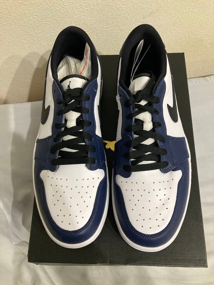 AIR JORDAN 1 LOW G（white-navy）