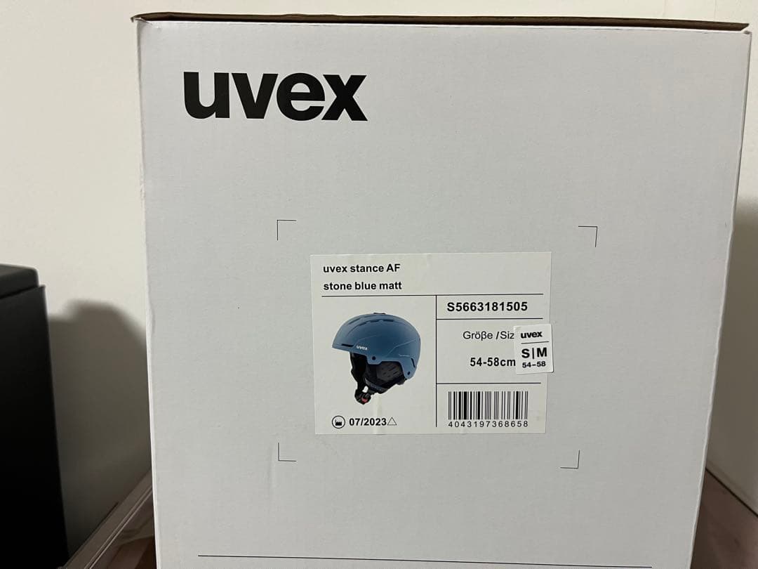 uvex ヘルメット 54-58cm stone blue matt