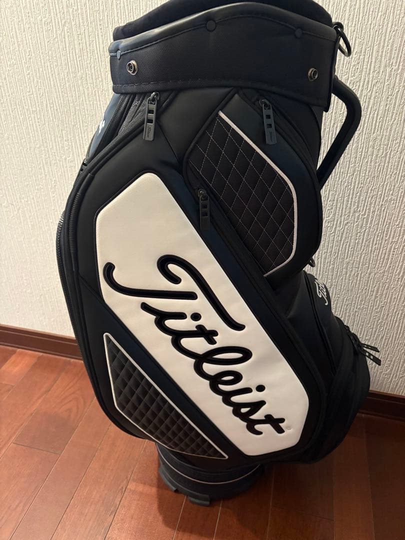 Titleist ゴルフバッグ ブラック/ホワイト 美品