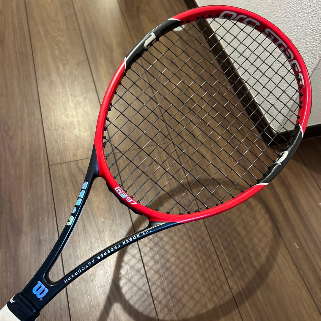 激レア　フェデラーオートグラフWilson Pro staff RF97 V10