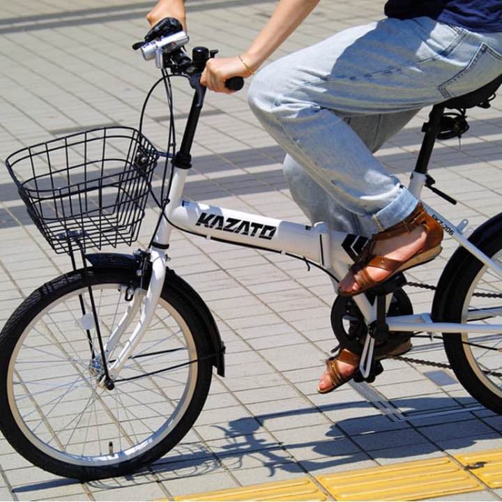 折りたたみ自転車 自転車 20インチ KAZATO(カザト) FKZ-206